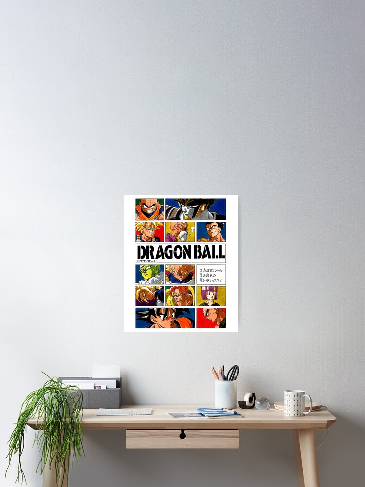 "Dragon Ball Z Original Characters" Poster for Sale by Nodali | Redbubble