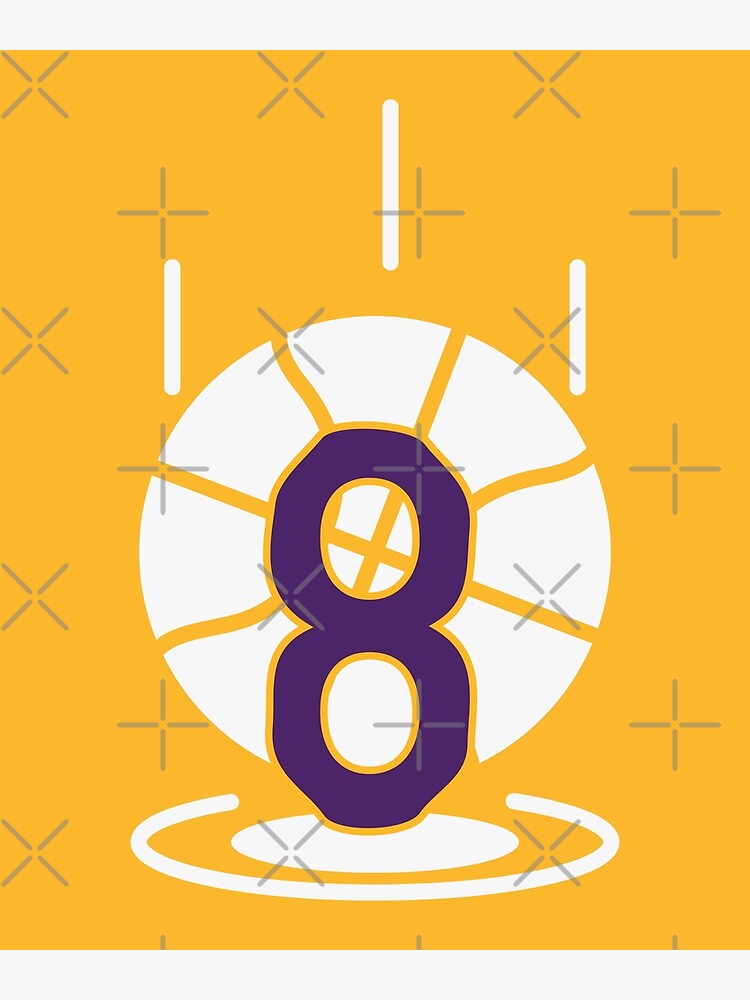 "Number 8 basketball Desing" Poster for Sale by Alpha-Mitano | Redbubble