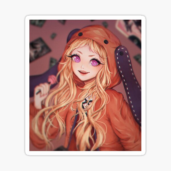 "runa yomozuki - kakegurui" Sticker by Youox | Redbubble