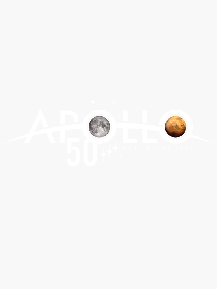 "Apollo 50th Anniversary Logo - Next Giant Leap - First the Moon, next ...