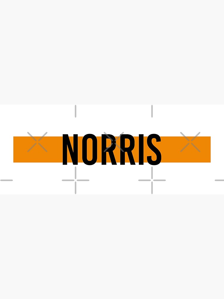 "Lando Norris Driver Name - 2022 Season #4" Art Print by GreazyL ...