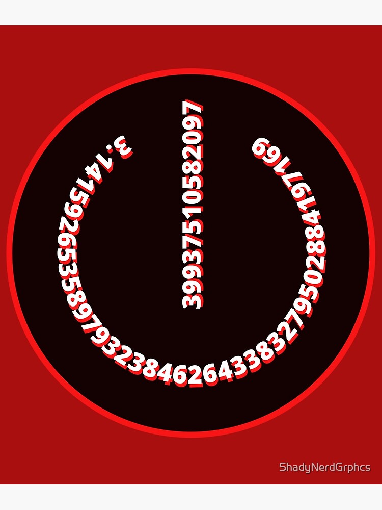 "Pi Power Button Red" Poster for Sale by ShadyNerdGrphcs | Redbubble