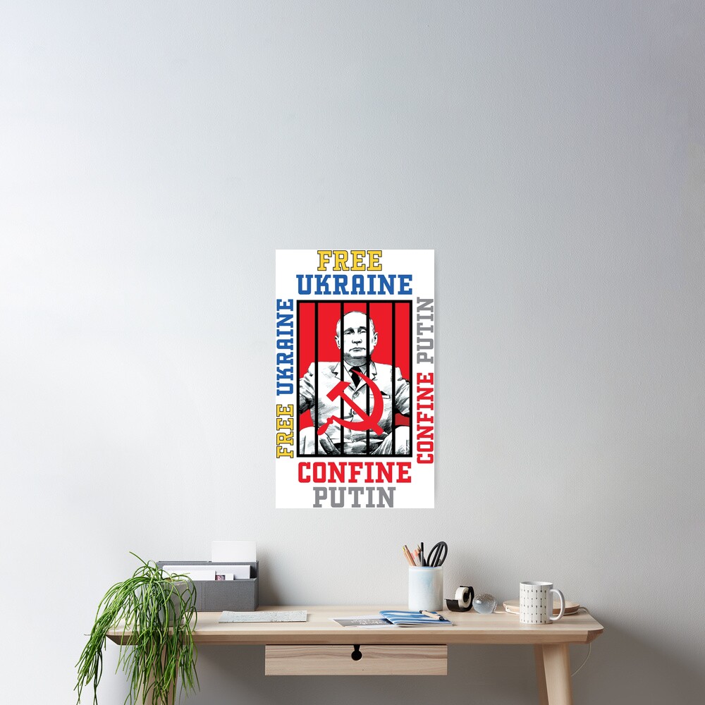 "Anti Putin design" Poster for Sale by BorderC | Redbubble