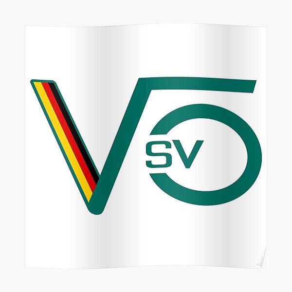 "Sebastian Vettel Logo SV5 F1 2022" Poster for Sale by larsmeijer11 ...