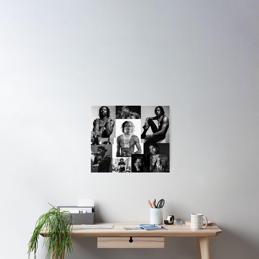 "Lil Baby | B&W Collage" Poster by HaysMolm | Redbubble
