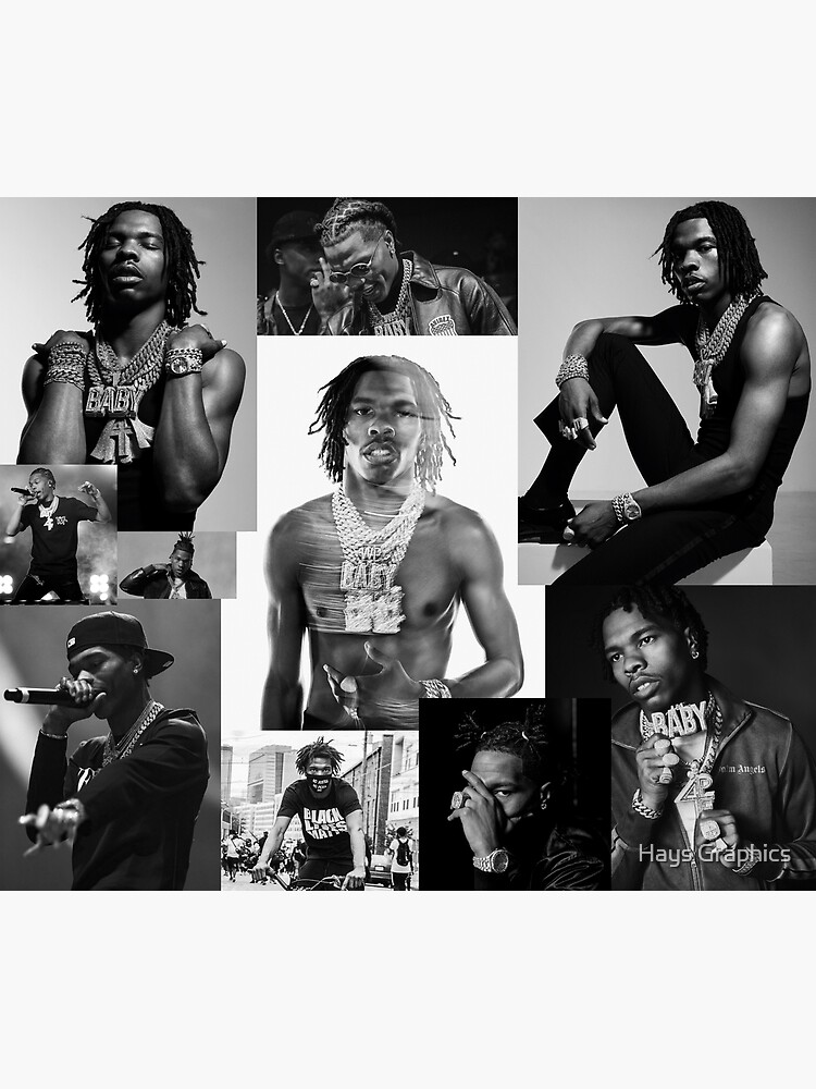 "Lil Baby | B&W Collage" Poster for Sale by Hays Graphics | Redbubble