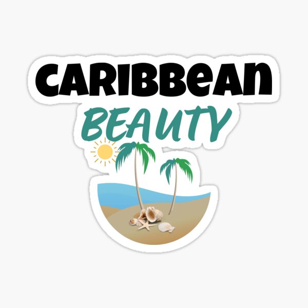 "Caribbean Beauty-Caribbean Travel" Sticker by Balance- | Redbubble