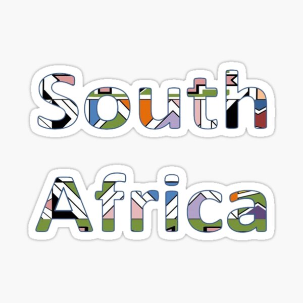 "South Africa" Sticker by MyGrandpa | Redbubble