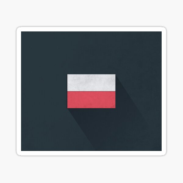 "Poland" Sticker by FlatFlags | Redbubble