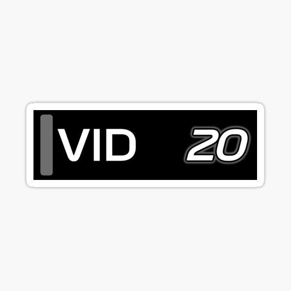 "Formula 3 2022 David Vidales Campos Racing Number 20" Sticker by ...