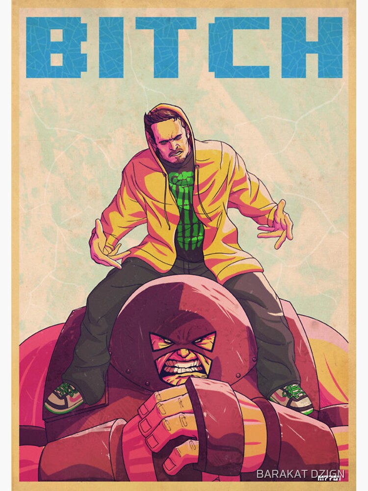 "Jesse Pinkman Breaking Bad" Sticker by BARAKAT-DSIGN | Redbubble