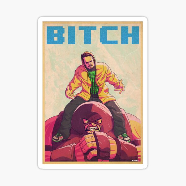 "Jesse Pinkman Breaking Bad" Sticker by BARAKAT-DSIGN | Redbubble