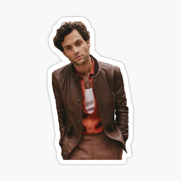 "Penn Badgley aesthetic " Sticker for Sale by AESTHETICMEN | Redbubble