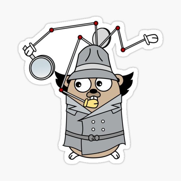 "Go Go Gopher " Sticker for Sale by Stanley-UK | Redbubble