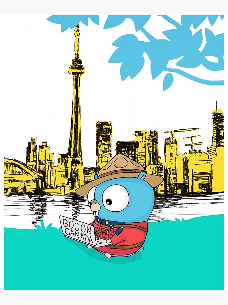 "GoCon Canada 2019 Mountie Gopher original Graphic " Poster for Sale by ...