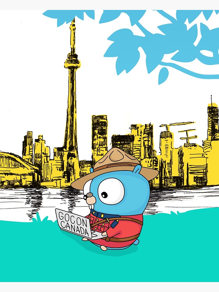 "GoCon Canada 2019 Mountie Gopher original Graphic " Sticker for Sale ...