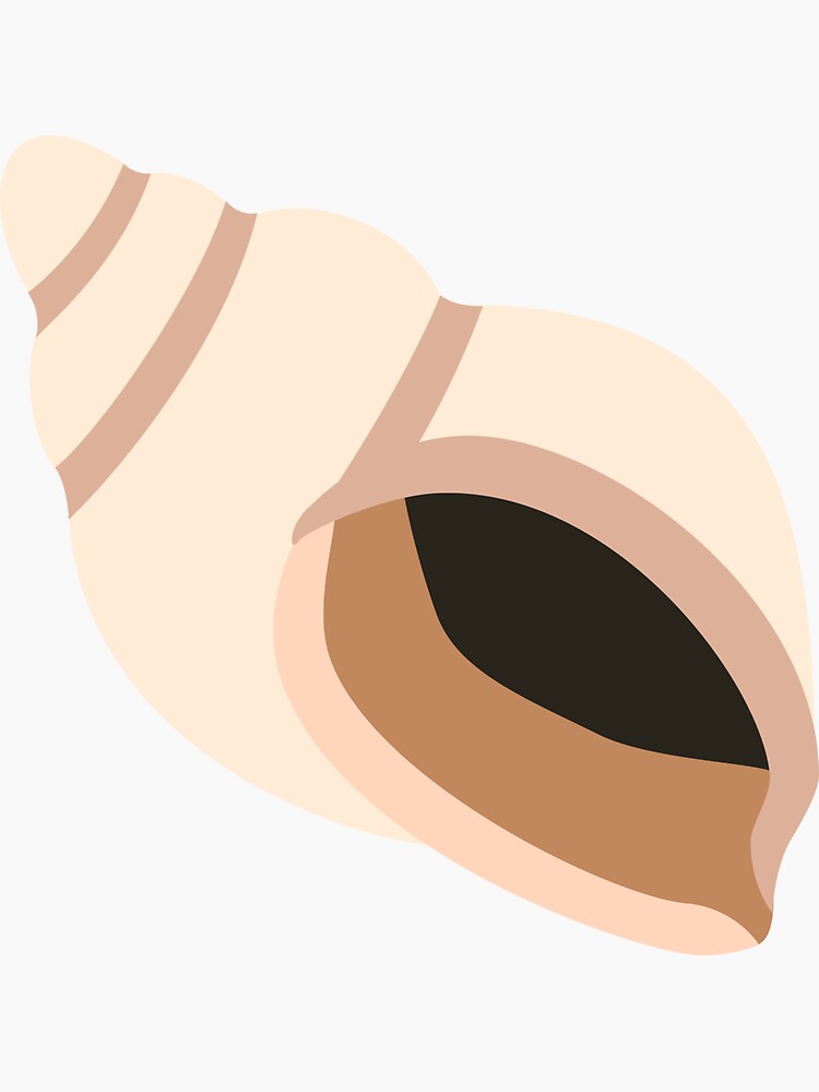 "Emoji Shell Sign" Sticker for Sale by roarr | Redbubble