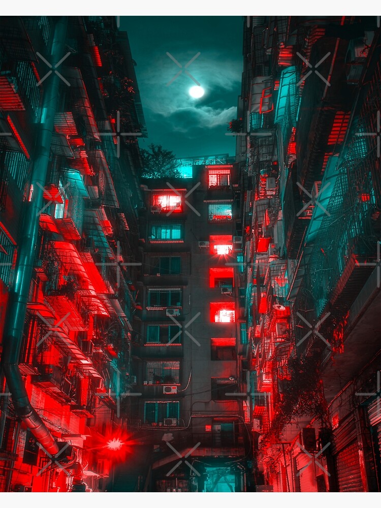 "The Horror Building" Poster for Sale by Abhi14 | Redbubble