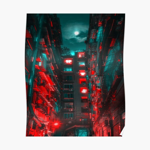 "The Horror Building" Poster for Sale by Abhi14 | Redbubble
