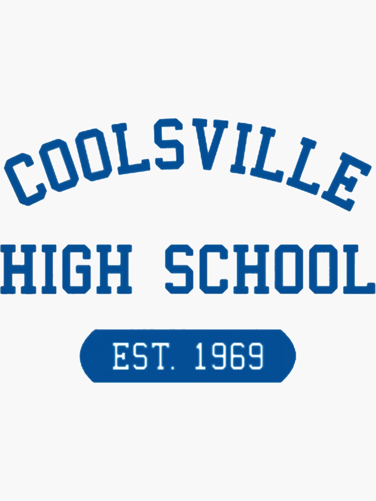 "Coolsville High Vintage Style " Sticker for Sale by koapaa8228 | Redbubble