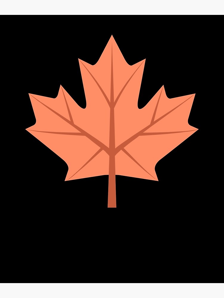 "Emoji Maple Leaf" Poster for Sale by roarr | Redbubble