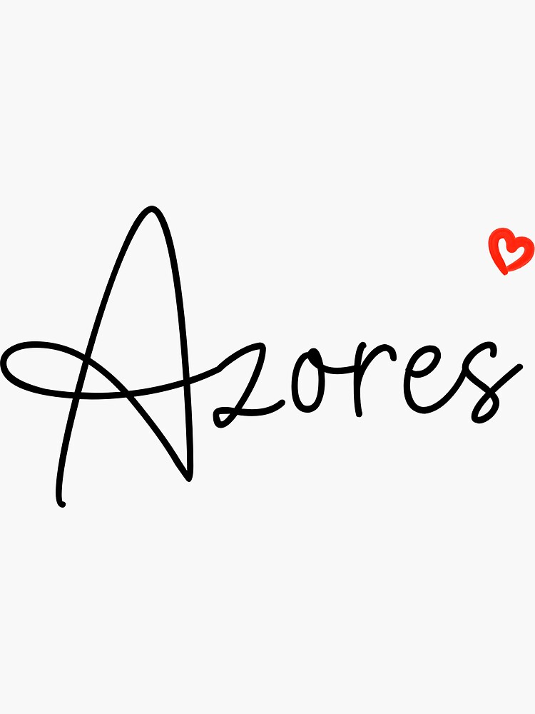 "Azores" Sticker by MerchSuperb | Redbubble
