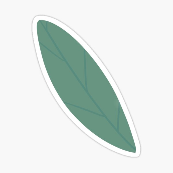 "Simple Leaf" Sticker by sophielew | Redbubble