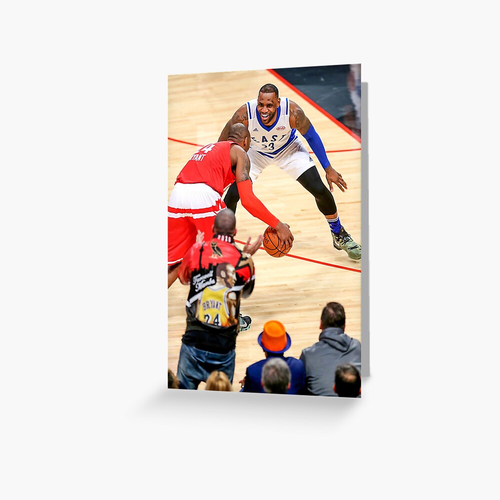 "Kobe, LeBron, Drake, Iconic All Star Game Picture" Sticker for Sale by ...