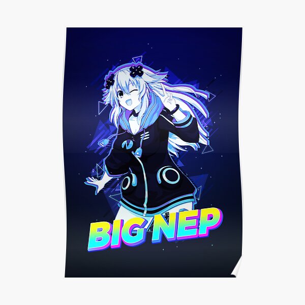 "Big Nep | Hyperdimension Neptunia" Poster for Sale by WaifuFury ...
