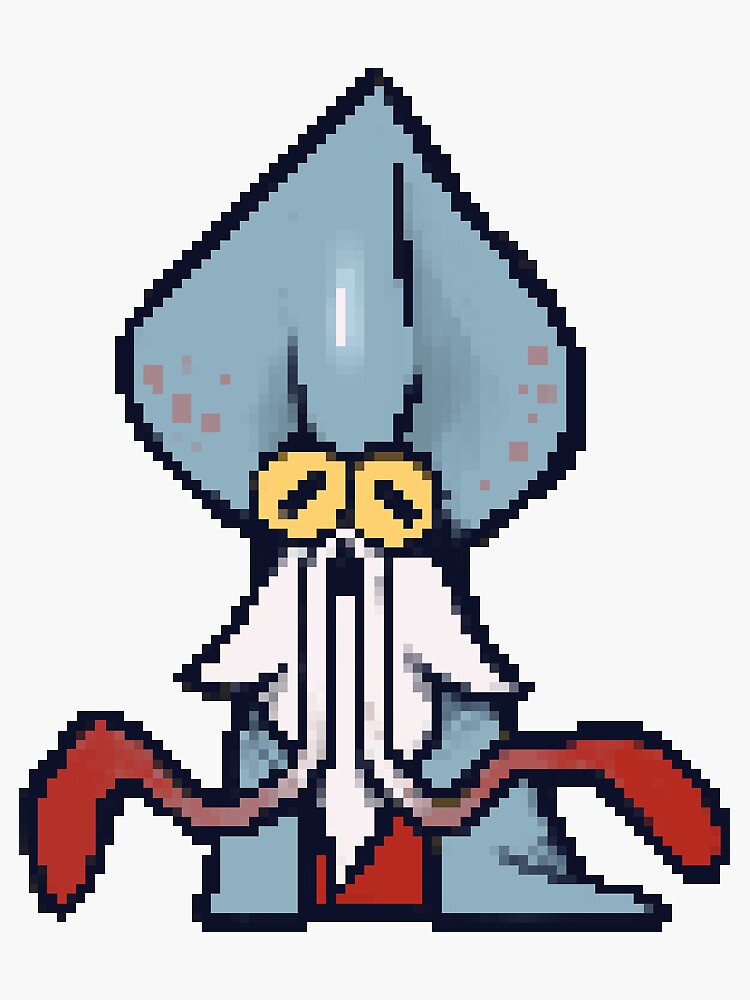 "squid wizard" Sticker by jem-art | Redbubble