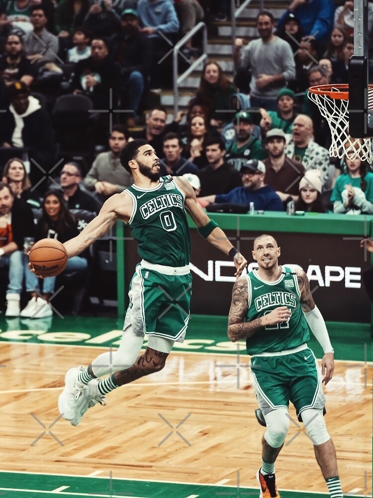 Póster «Dunk posterizado de Jayson Tatum #0» de ReiniAJensen | Redbubble