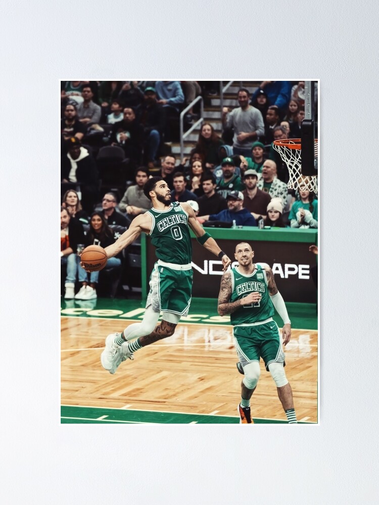 "Jayson Tatum #0 Posterized Dunk" Poster by ReiniAJensen | Redbubble