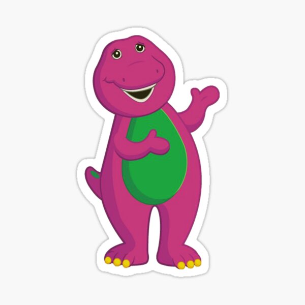 "Barney (Barney & Friends)" Sticker for Sale by vara-store | Redbubble