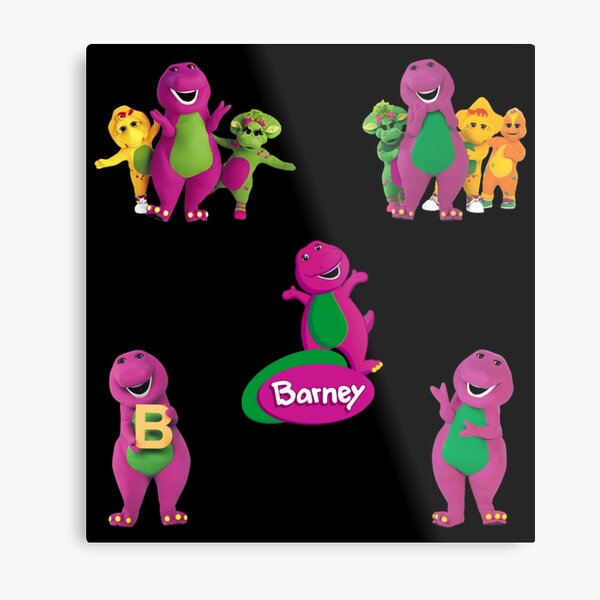 "Barney (Barney & Friends) pack" Metal Print for Sale by vara-store ...