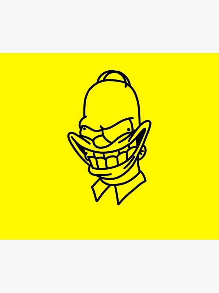 "SIMPSONS CRAZY FACE " Poster for Sale by KAZIMOTO | Redbubble