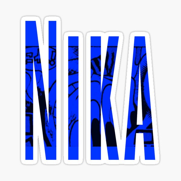 "Nika" Sticker by Tito87 | Redbubble