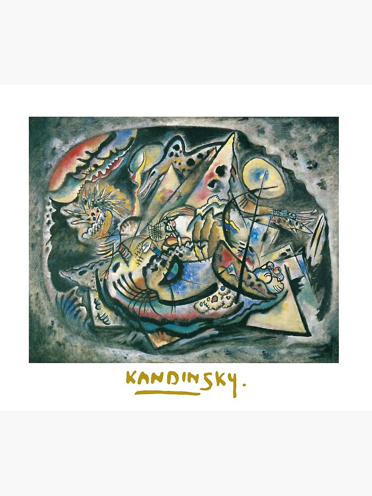 "Wassily Kandinsky - Grey Oval" Poster for Sale by Balan-Art | Redbubble
