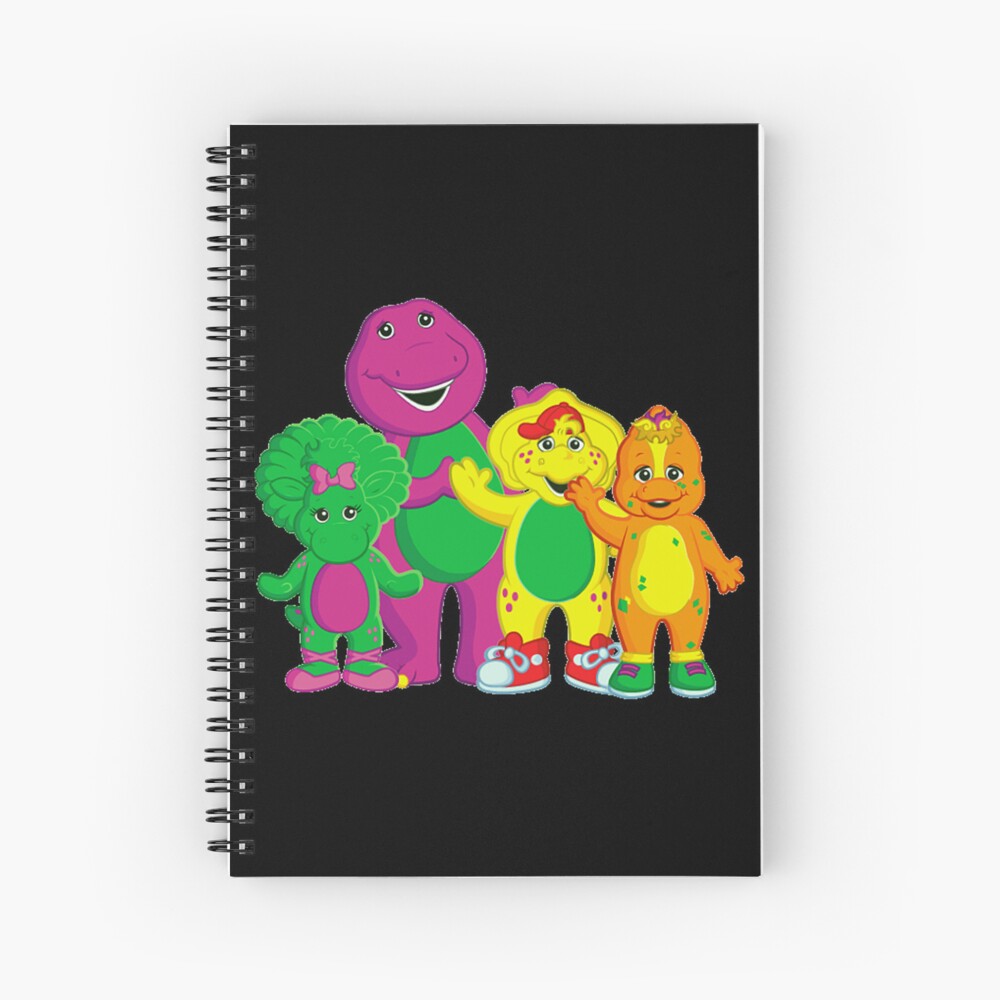 "Barney (Barney & Friends)" Spiral Notebook by vara-store | Redbubble