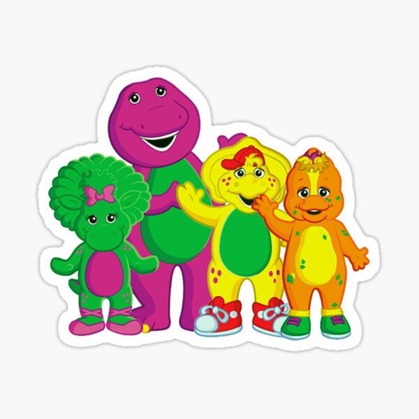 "Barney (Barney & Friends)" Sticker by vara-store | Redbubble