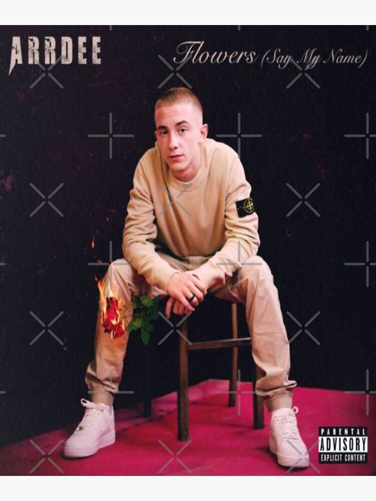 "Arrdee Rapper Poster - UK Drill" Sticker by CamilaJane | Redbubble