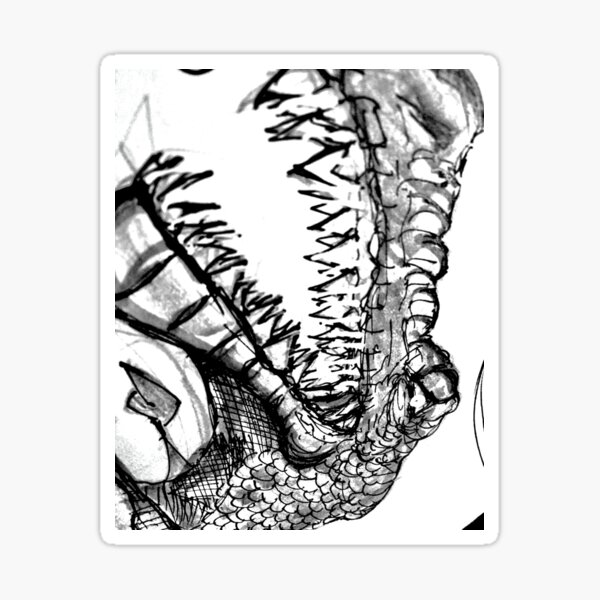 "CHOMPERS!!!" Sticker by ArredondoPrime | Redbubble