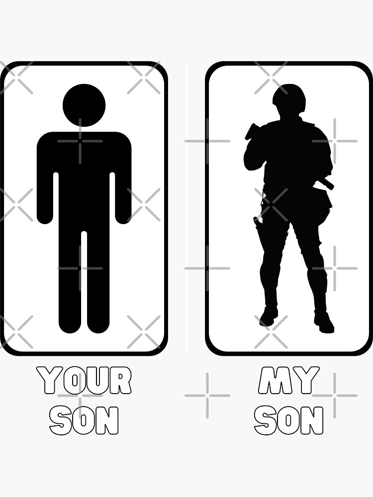"YOUR SON - MY SON MILITARY SOLDIER PROUD FATHER / MOTHER" Sticker for ...
