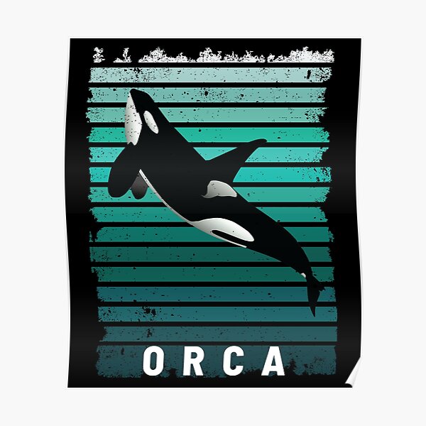 "Orca" Poster for Sale by mahamodulrony | Redbubble