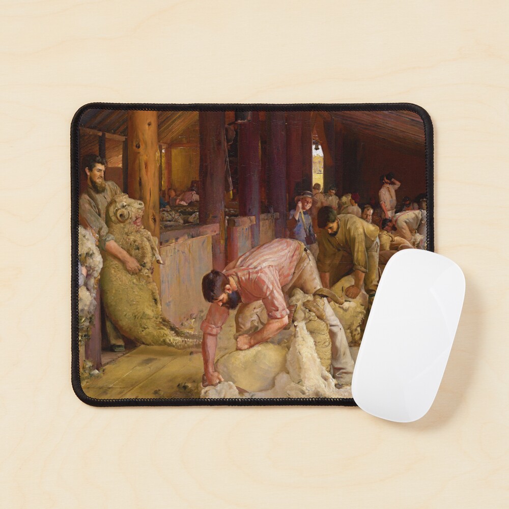 "Shearing the Rams by Tom Roberts (1890)" Poster for Sale by allhistory ...