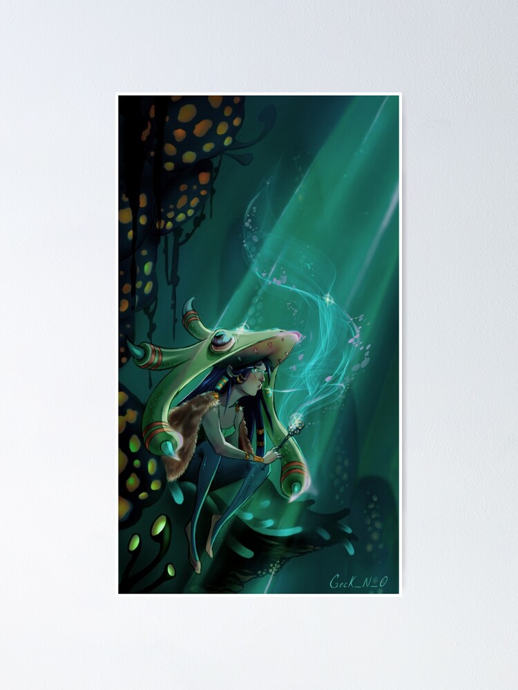 "Gecko Girl" Poster for Sale by GECK-N-O | Redbubble