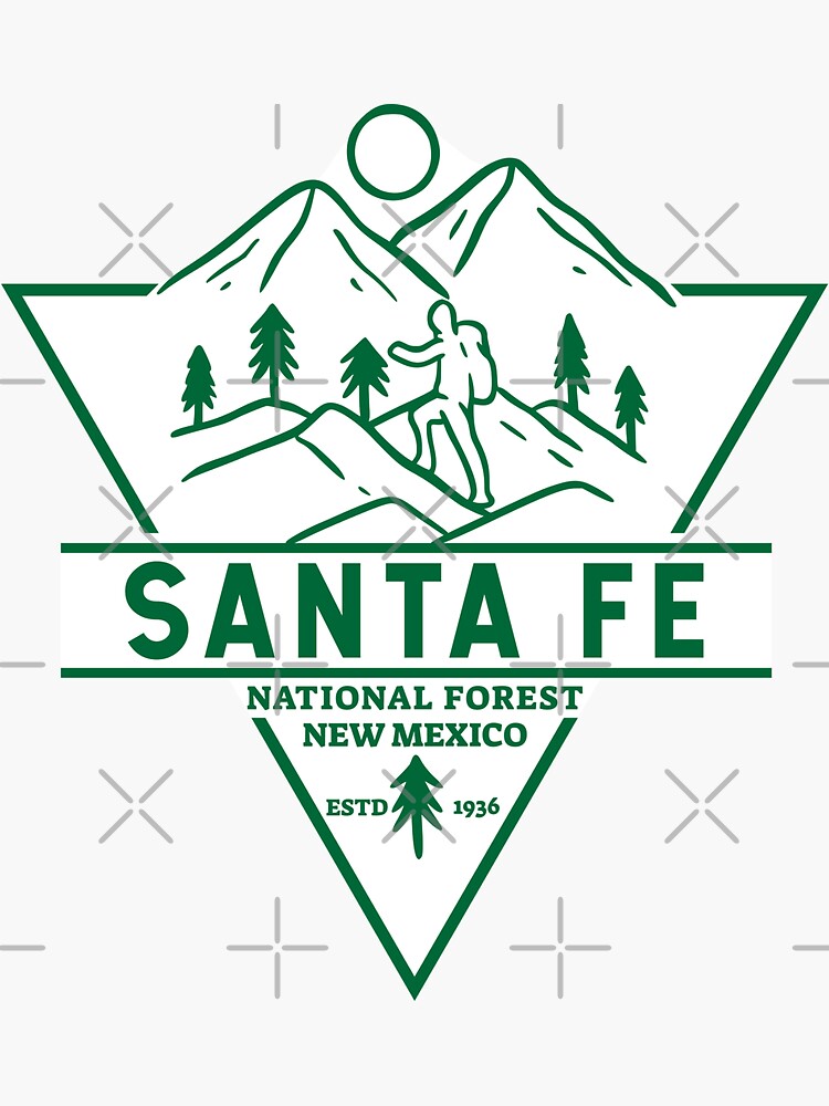 Santa Fe National Forest New Mexico Emblem Sticker For Sale By KrisSidDesigns Redbubble santa-fe-national-forest-new-mexico-emblem-sticker-for-sale-by-krissiddesigns-redbubble