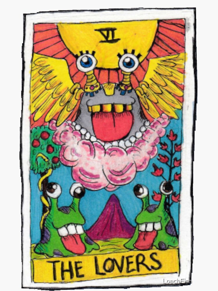 "Poop Slug Tarot" Sticker for Sale by LoachFish | Redbubble