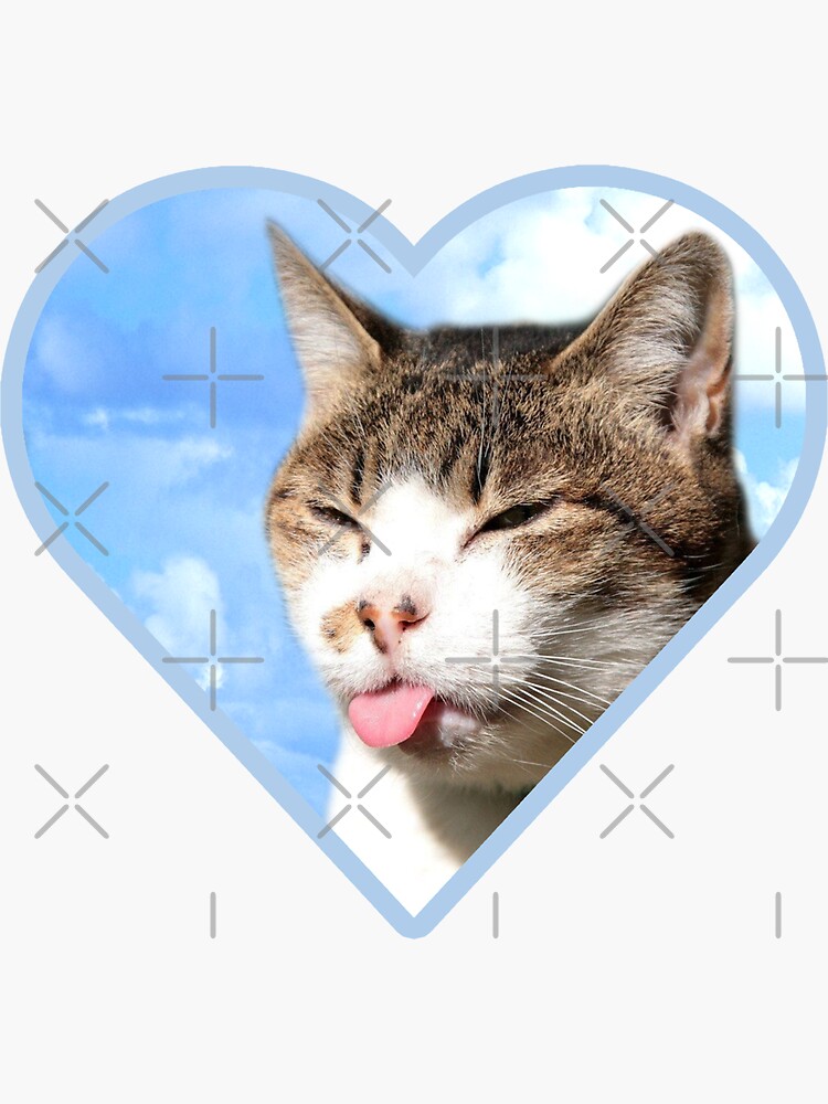 "Kitty Stickers: Blep" Sticker for Sale by Elisecv | Redbubble