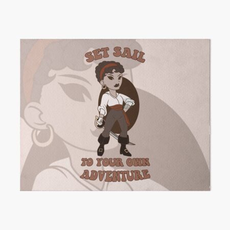"Old Cartoon Style pin up - Pirate" Art Board Print by Juditangelo ...