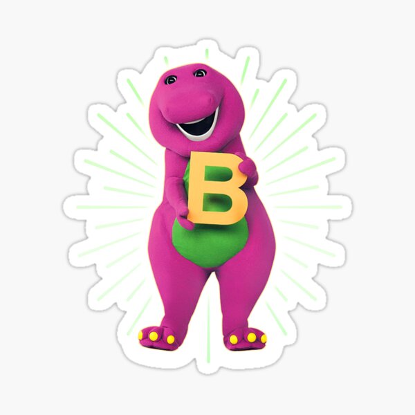 "Barney (Barney & Friends)" Sticker by vara-store | Redbubble